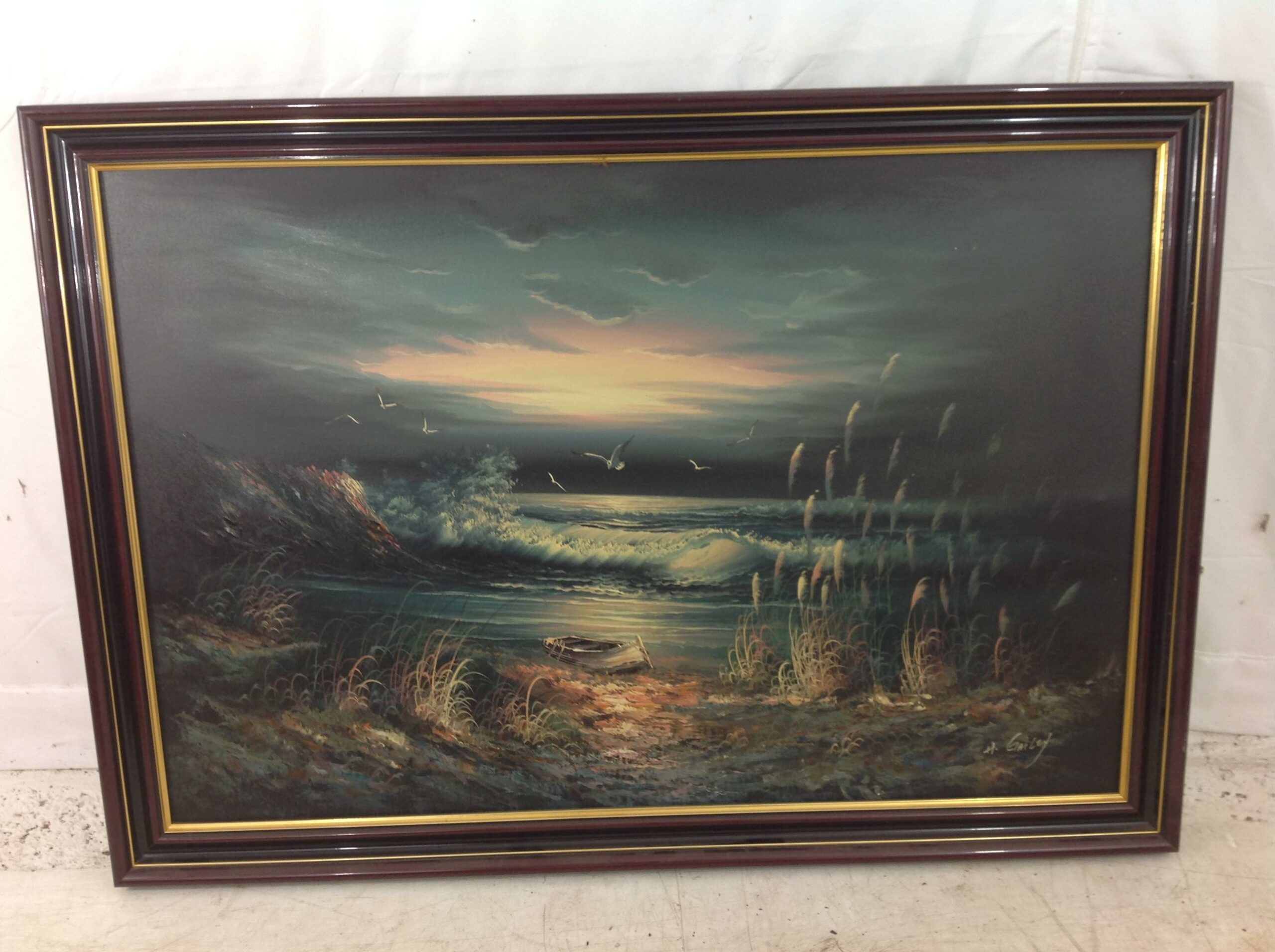 Original oil on canvas by H Gailey - E-Reuse